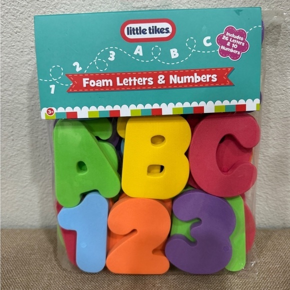 Little Tikes | Toys | Foam Letters And Numbers | Poshmark
